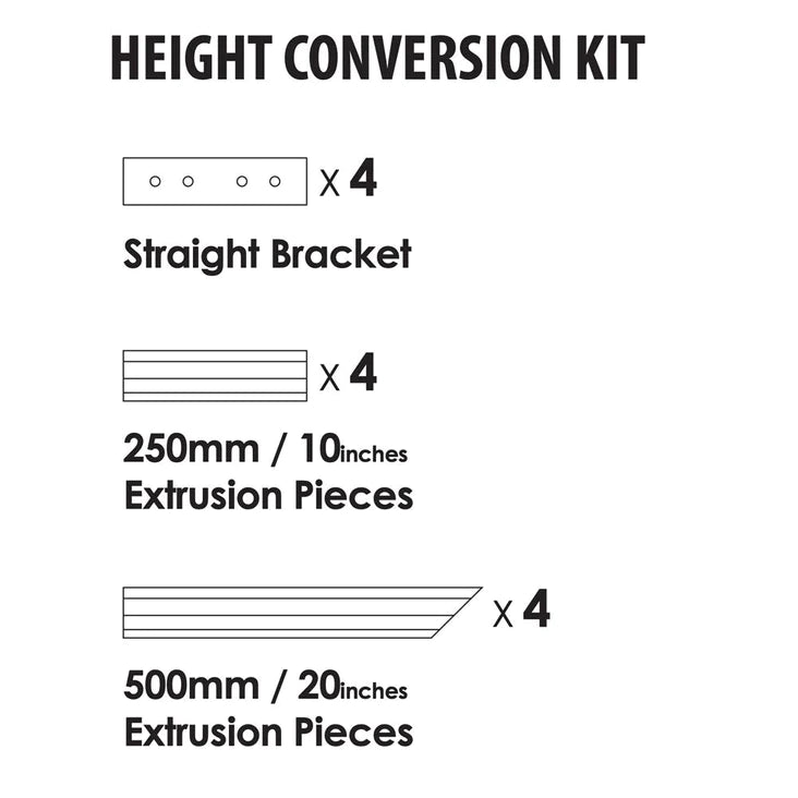 EASIFRAME® Curved Height Conversion Kit – Amplis Store